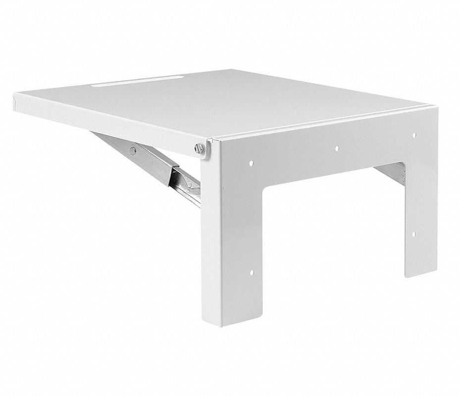 HOFFMAN Repisa Plegable,Acero Dulce,18"Alt.x18"L - Accesorios para ...