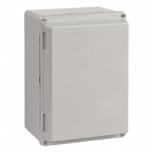 HOFFMAN, Fiberglass, 10 in x 6 in x 6 in, Enclosure - 32FD48|A1066JFGR ...