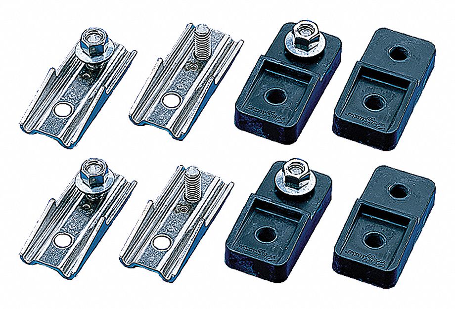 HOFFMAN, Mount Enclosures to a Wall, Stainless Steel, Foot Kit - 32FF55 ...