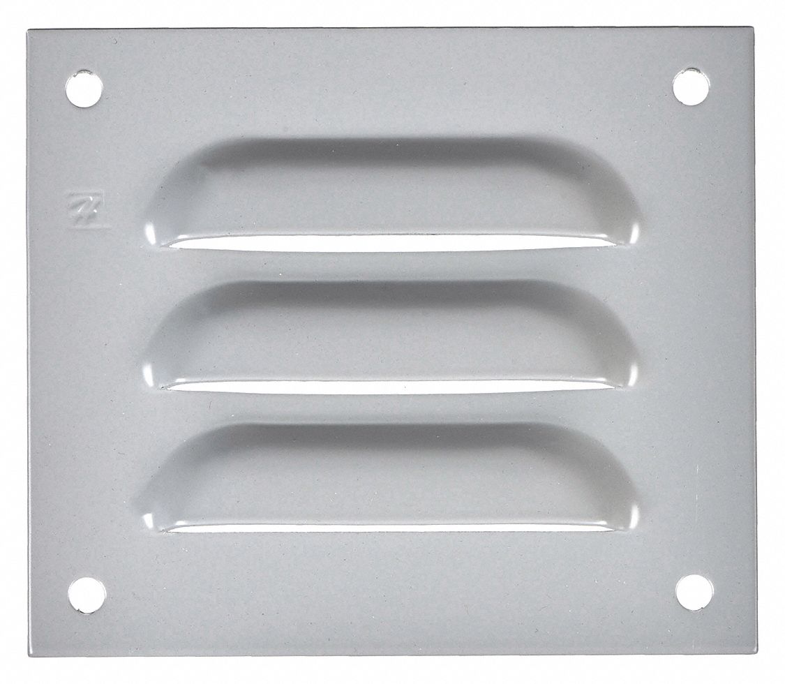 HOFFMAN, Louver Plate Kit, Mild Steel, Louvered Vent Kit - 32FL30|AVK23 ...
