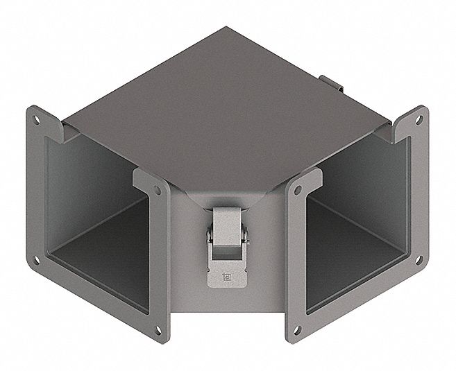 4 in Wd, 4 in Ht, Wireway 90 Degree Elbow - 32FL77|F44LE9A - Grainger