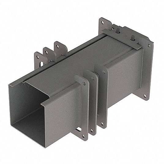 HOFFMAN Wireway Telescope Fitting: 4 in Wd, 4 in Ht, 4 in, NEMA 12 ...