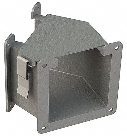 4 in Wd, 4 in Ht, Wireway 45 Degree Elbow - 32FL76|F44LE45A - Grainger