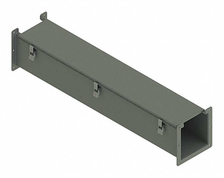 6 in Wd, 6 in Ht, Straight Section Wireway - 32FL95|F66L36 - Grainger