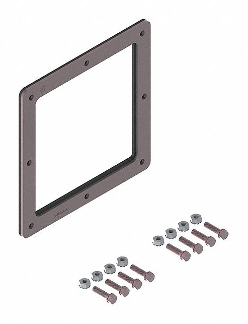 6 in Wd, 6 in Ht, Wireway Box Connector - 32FM50|F66WB - Grainger
