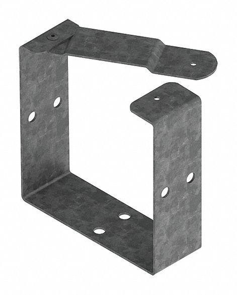 HOFFMAN Wireway U-Connector: 4 in Wd, 4 in Ht, 16 ga Gauge, 1, Without ...