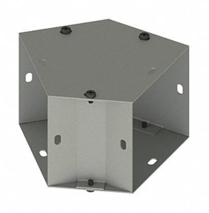 HOFFMAN, 4 in Wd, 4 in Ht, Wireway 45 Degree Elbow - 32FN75|F44G45E ...