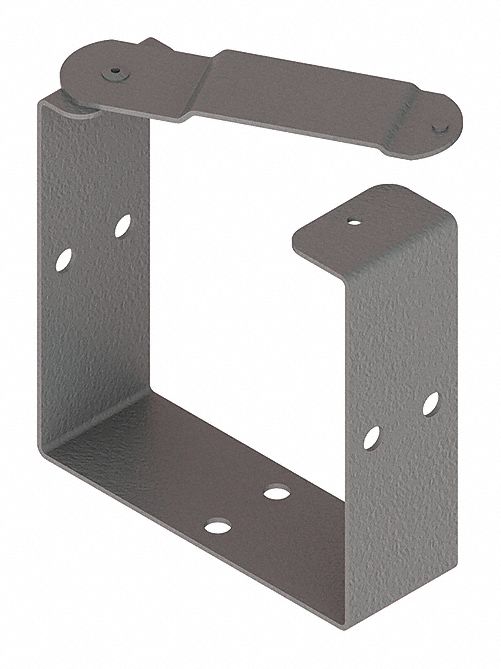 HOFFMAN Wireway U-Connector: 4 in Wd, 4 in Ht, 16 ga Gauge, 1, Without ...