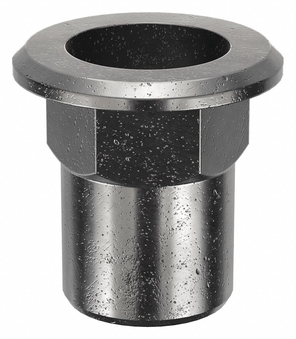 1/4"-20 Thread Size, 33/64 in Overall Lg, Rivet Nut - 32FX15|CFH2-2520 ...