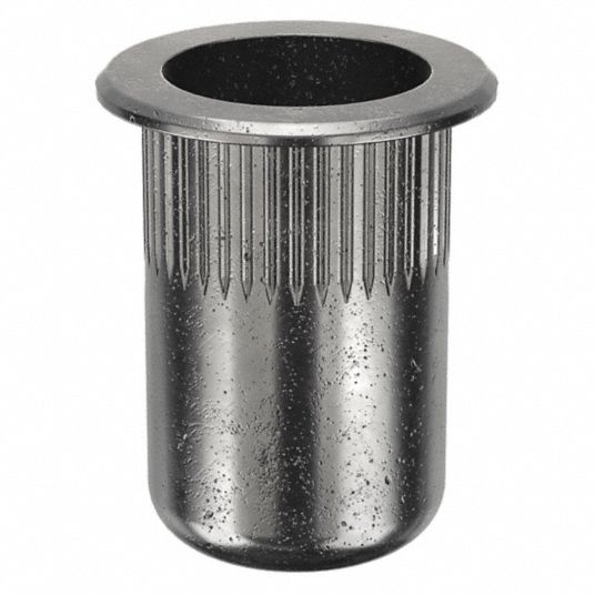 1/4"-20 Thread Size, 27/32 in Overall Lg, Rivet Nut - 32FX27|RFL2-2520 ...