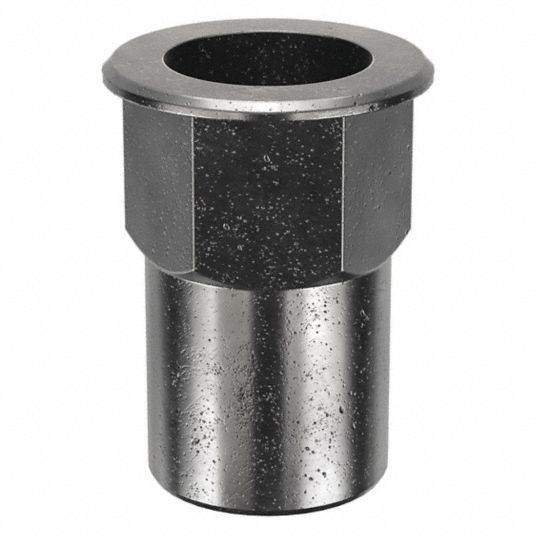 3/8"-16 Thread Size, 7/8 in Overall Lg, Rivet Nut - 32FY49|CAH2-3716 ...