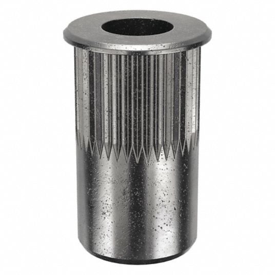 #6-32 Thread Size, 31/64 in Overall Lg, Rivet Nut - 32FY51|CAK2-0632 ...