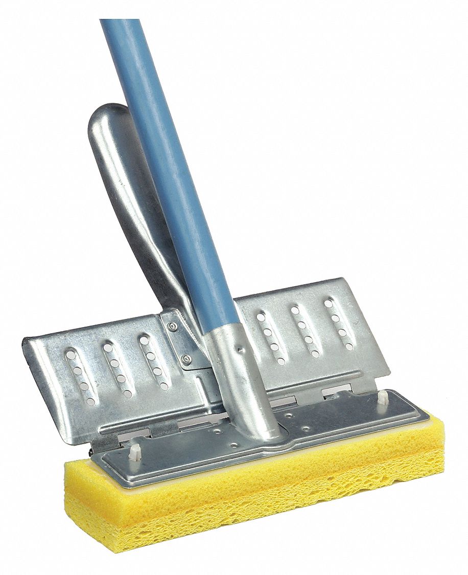 ABILITY ONE, Push-In Connection, 8 1/4 in Mop Head Wd, Wet Mop Kit ...