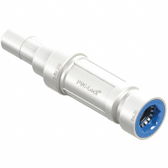 HYDRORAIN, 1/2" Push x 1/2" Spigot, ABS Plastic/PVC, Slide Repair ...