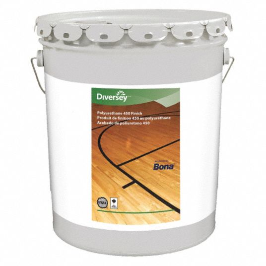 DIVERSEY Floor Finish: Bucket, 5 gal Container Size, Ready to Use ...