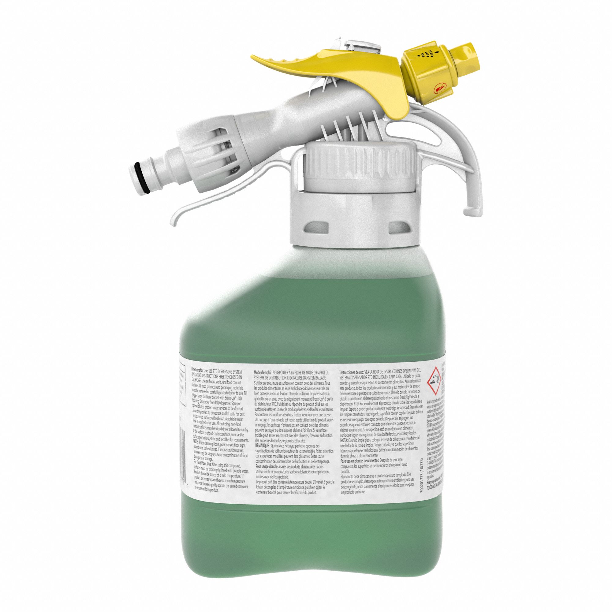 DIVERSEY Degreaser: Suma, D2.3, Fits RTD Spray Dispenser Series, 1.5 L ...