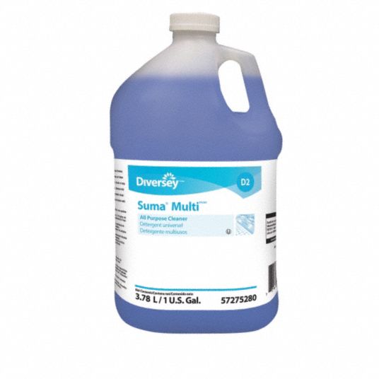 DIVERSEY, Jug, 1 gal Container Size, Multi-Purpose Cleaner - 32GP74 ...