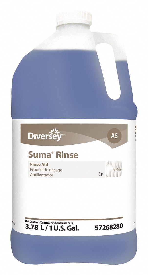 DIVERSEY, Liquid, Jug, Dishwasher Rinse Additive - 32GP94|57268280 ...