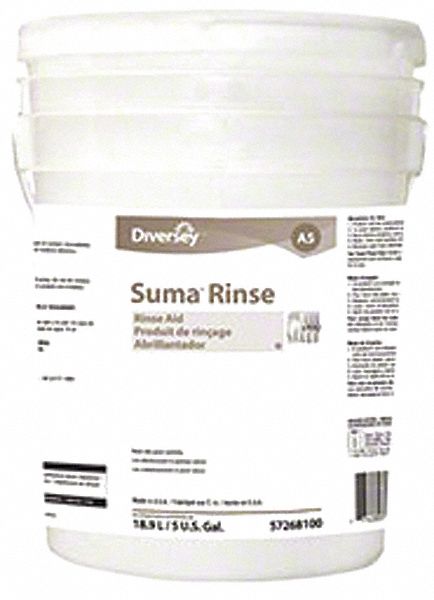 DIVERSEY, Liquid, Bucket, Dishwasher Rinse Additive - 32GP95|57268100 ...