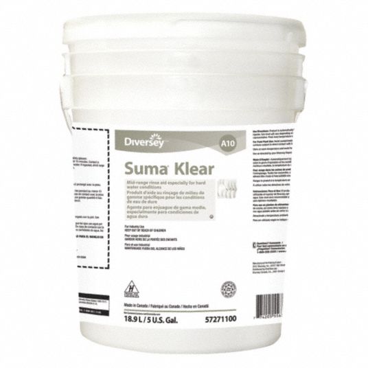 DIVERSEY Dishwasher Rinse Additive - 32GR03|57271100 - Grainger