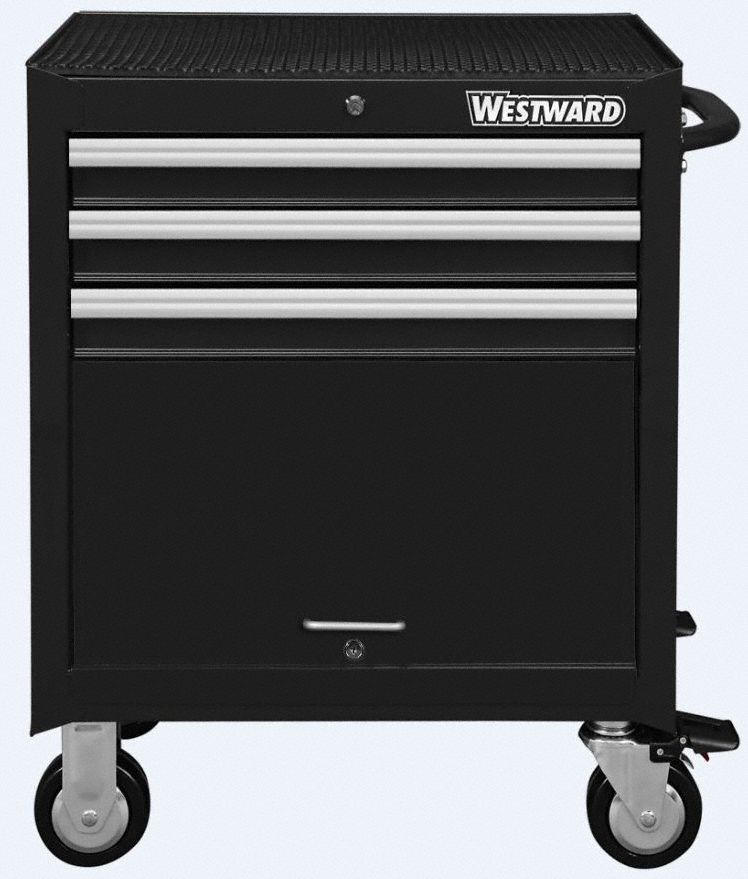WESTWARD Rolling Cabinet, Number of Drawers 3 - 32H886|32H886 - Grainger