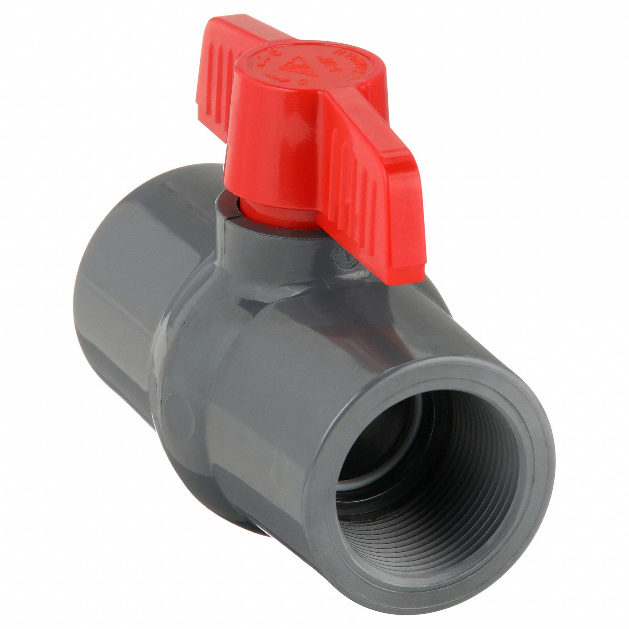 1 1/4 in, PVC, Manual Two-Way Ball Valve - 32H957|32H957 - Grainger
