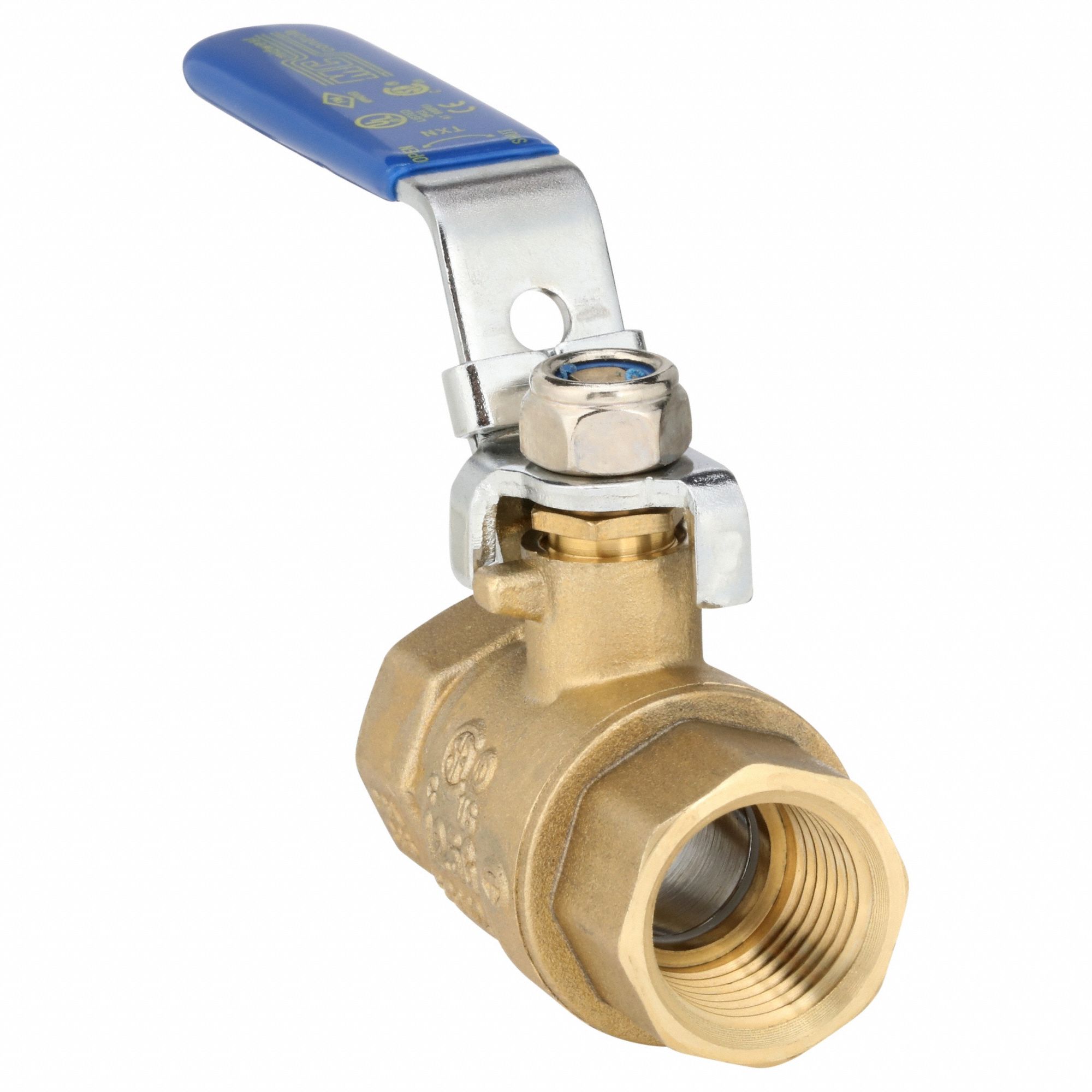 1/2 in, Straight, Manual Two-Way Ball Valve - 32H970|32H970 - Grainger