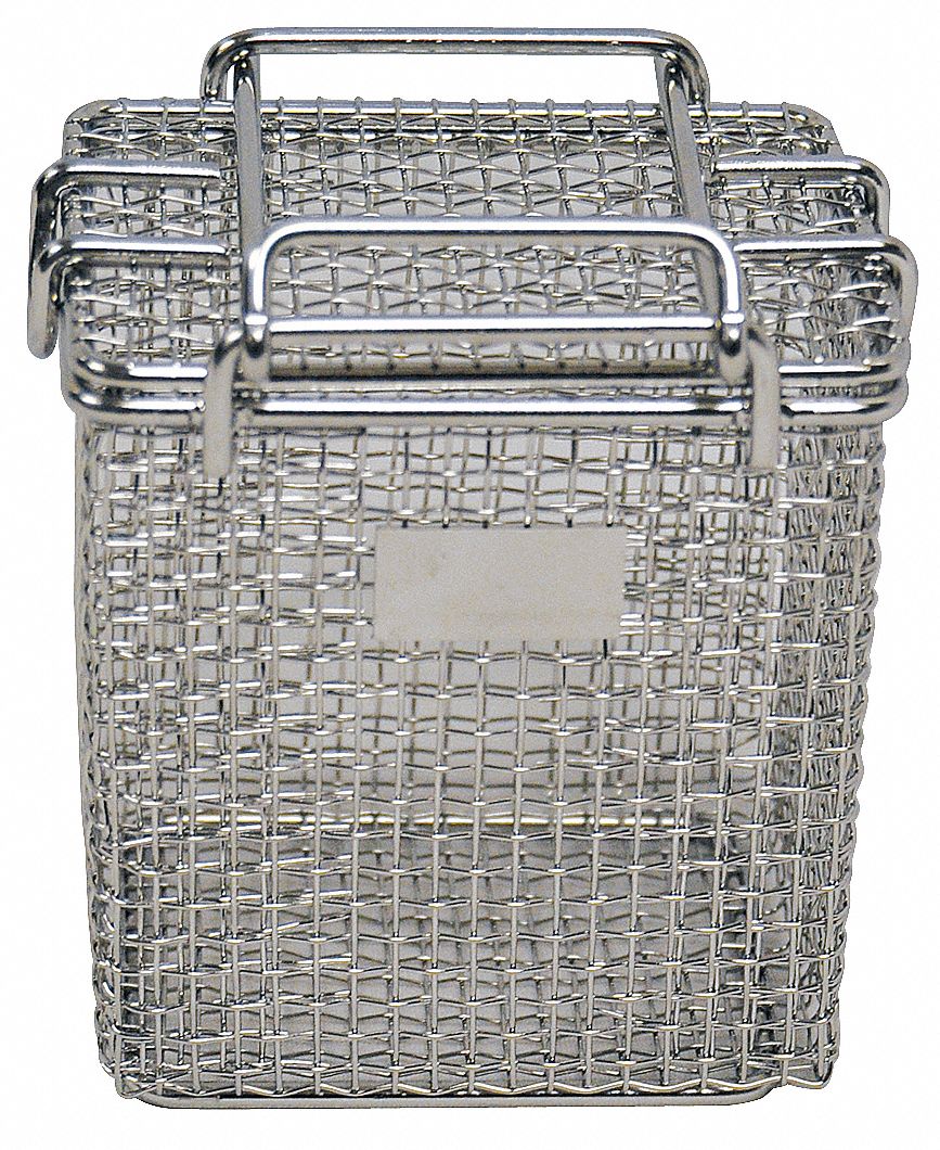 MARLIN STEEL WIRE PRODUCTS, Rectangular, Stainless Steel, Parts Washer ...