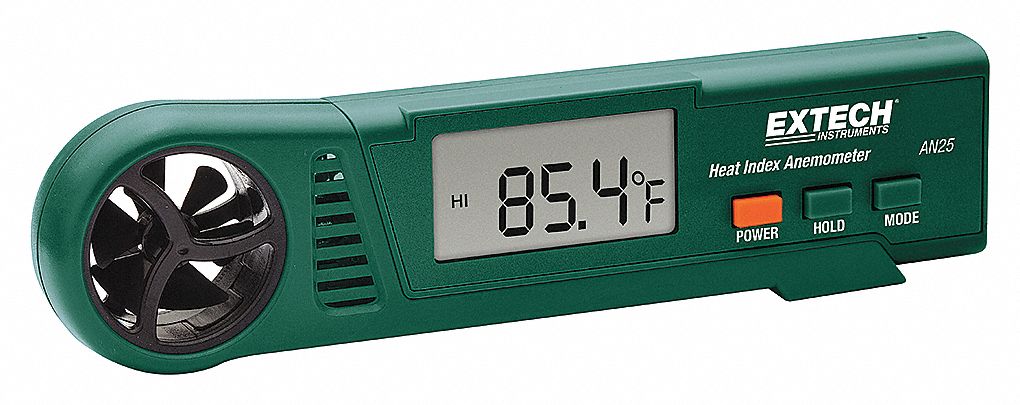 EXTECH HEAT INDEX ANEMOMETER - 12874 - EXTAN25 | AN25 - Grainger, Canada