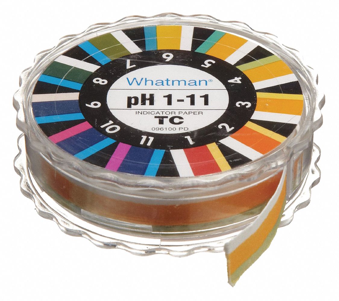 CYTIVA WHATMAN, 1.0 pH, 16 3/8 in Overall Lg, pH Indicator Strips ...