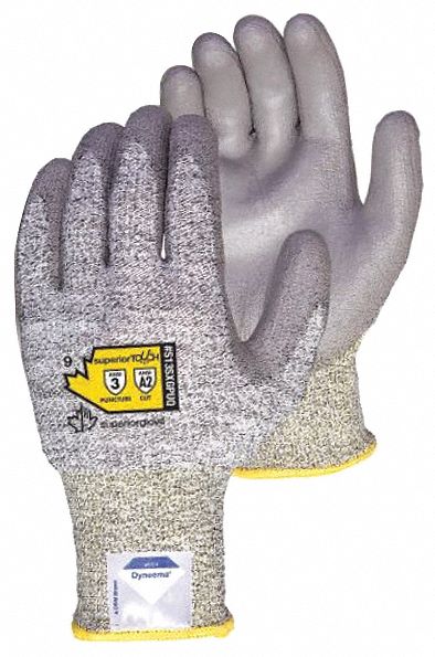 SUPERIOR GLOVE Cut-Resistant Gloves: 3XL ( 12 ), ANSI Cut Level A2 ...
