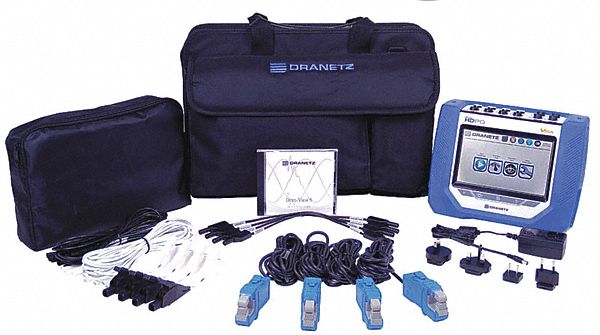 DRANETZ, 100 A Max AC Current Measured, For Four Phase, Power Quality ...