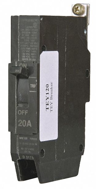 GE, 30 A Amps, 18kA at 277V AC, Molded Case Circuit Breaker - 32HZ71|TEYF130 - Grainger