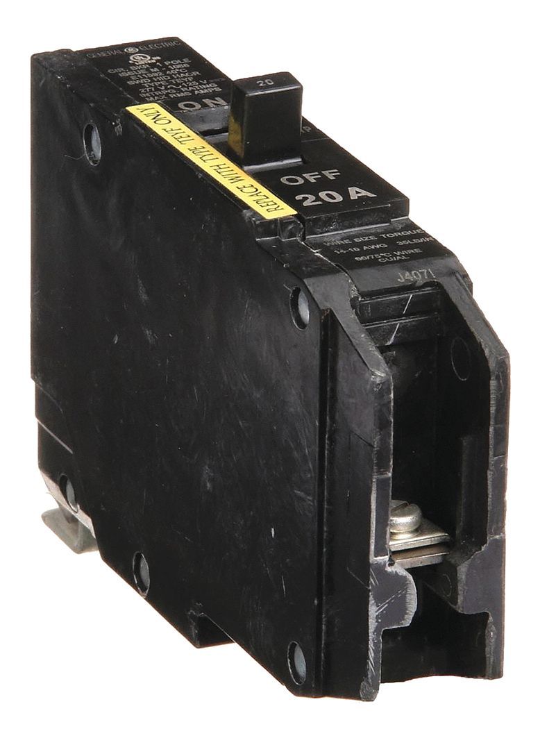 GE, 20 A Amps, 18kA at 277V AC, Molded Case Circuit Breaker - 32HZ69|TEYF120 - Grainger