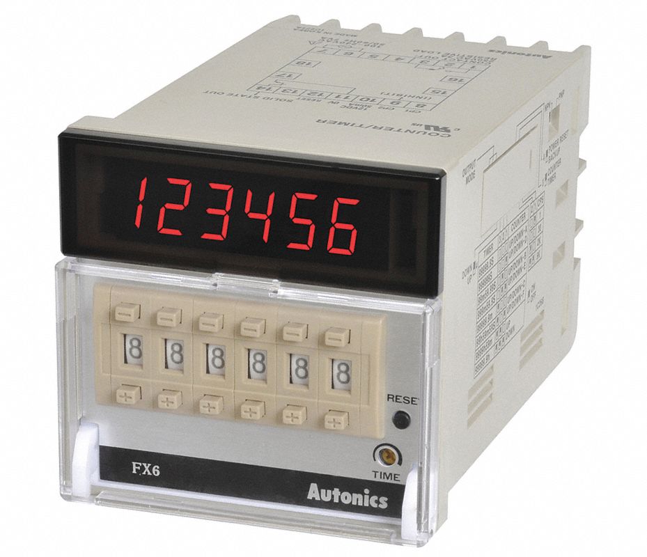 AUTONICS Contador/Temporizador Digital,LED,6 Dig. - Contadores ...
