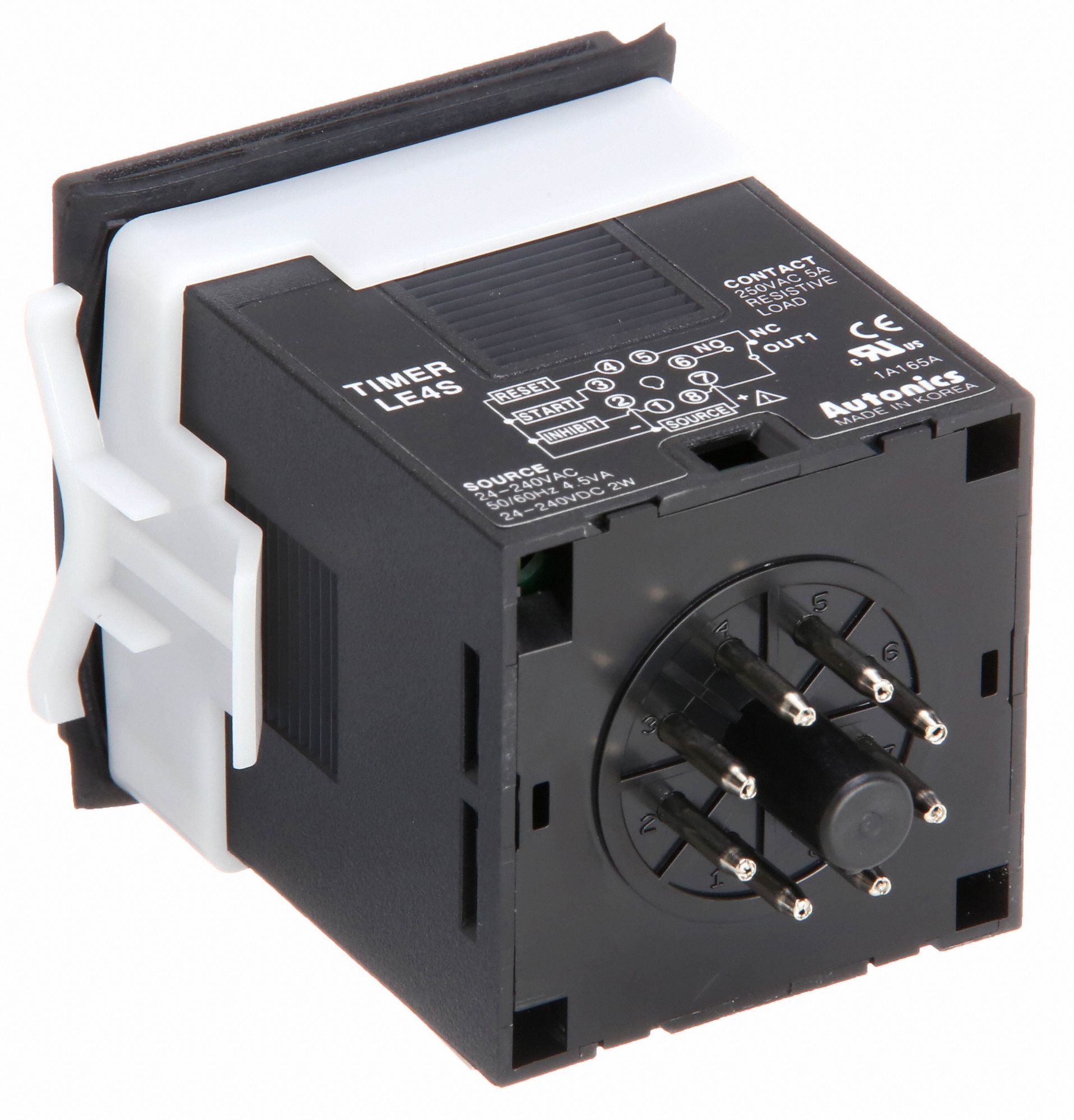 Autonics Multi Function Timing Relay 24 To 240v Ac 24 To 240v Dc 5a 250v 8 Pins Spdt