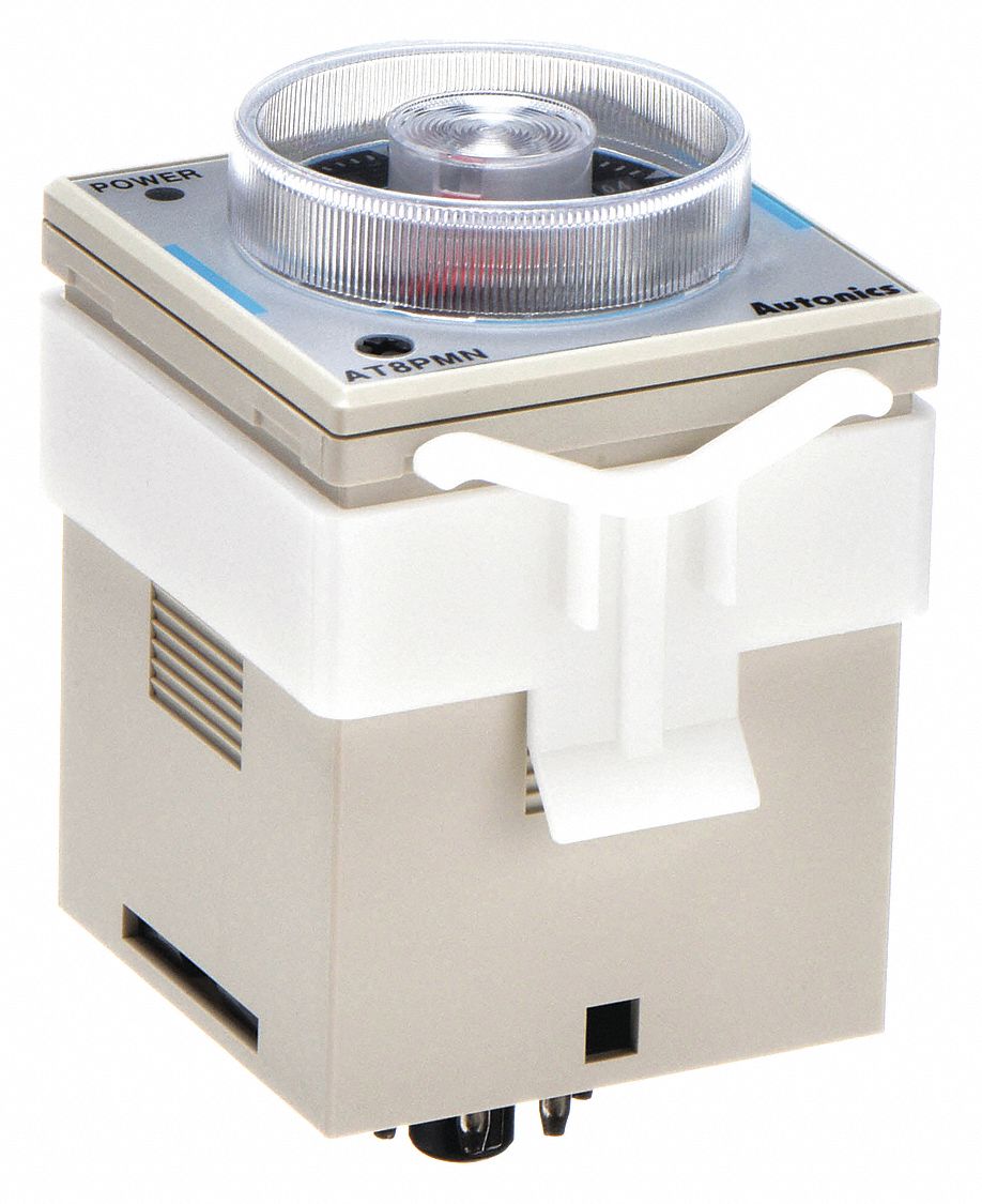 Single Function Timing Relay, 100 to 120V AC, 3A @ 250V, 8 Pins, DPDT ...