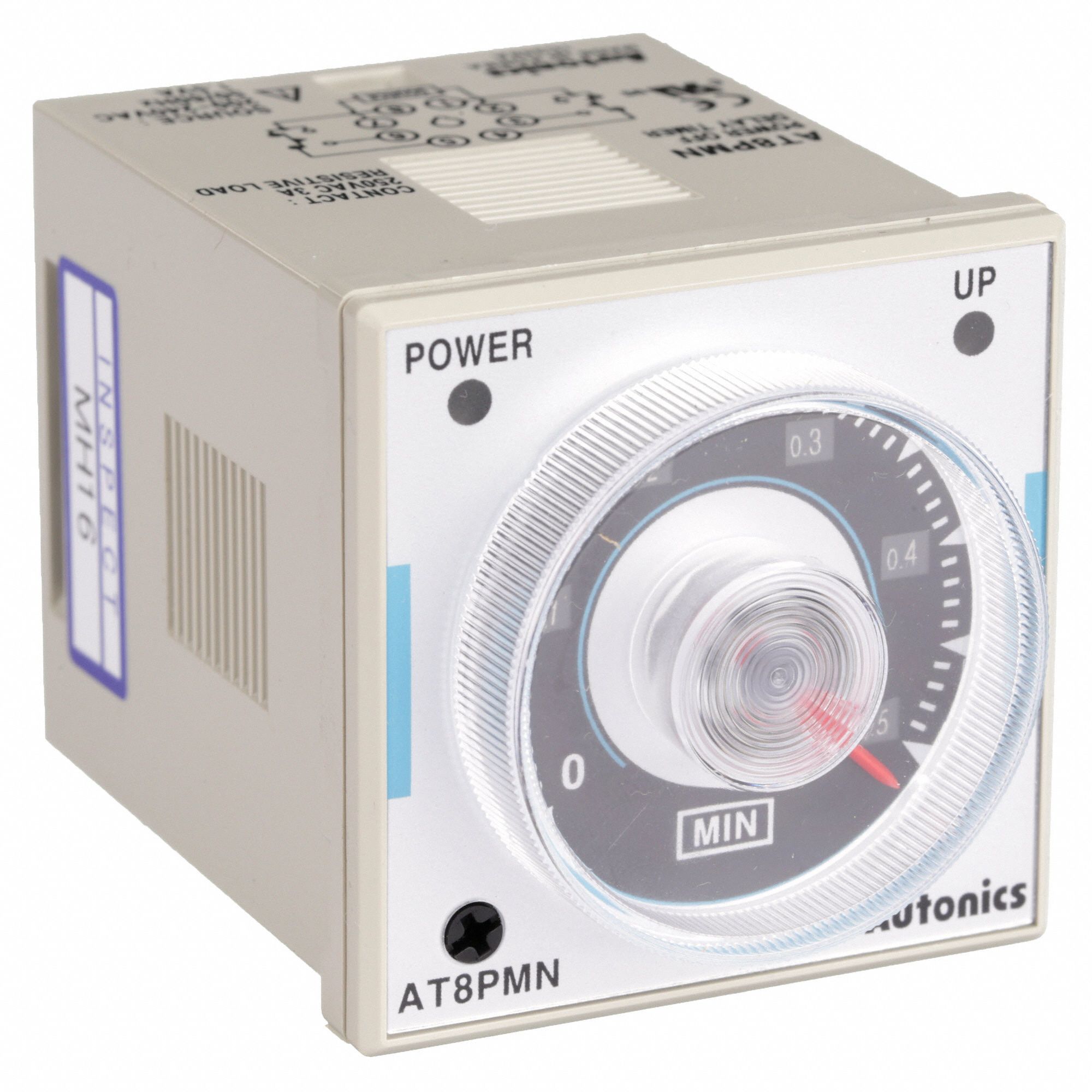 AUTONICS Single Function Timing Relay, 200 to 240V AC, 3A @ 250V, 8 ...