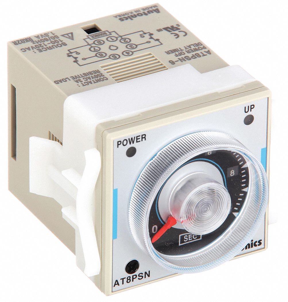 AUTONICS, Panel Door/Socket Mounted, 100 to 120V AC, Single Function ...