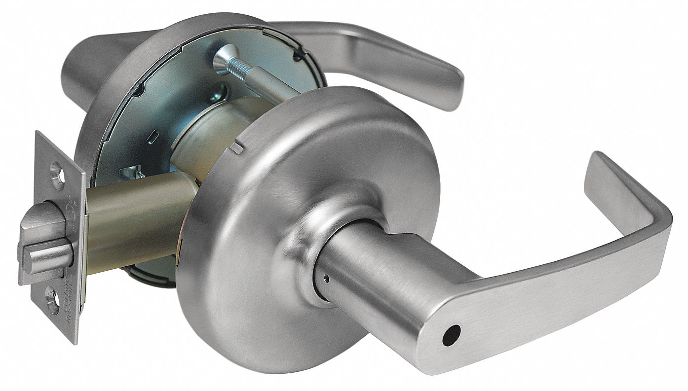 CORBIN, Privacy Lever Locksets, Chrome, Door Lockset - 32J236|CLX3320 ...