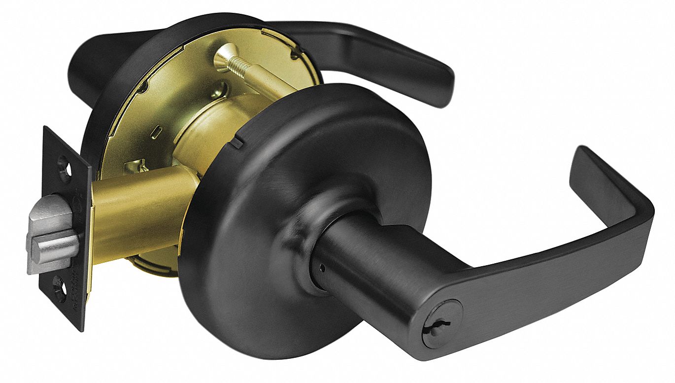 CORBIN, Office Lever Locksets, Bronze, Door Lockset - 32J238|CLX3351 ...