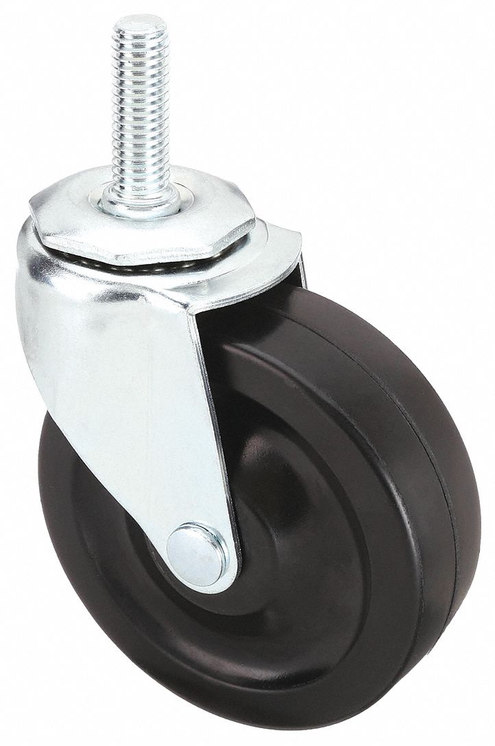 Swivel, 5 in Wheel Dia., Stem Caster - 32J971|32J971 - Grainger