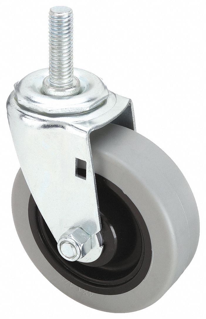 4 in Wheel Dia., 1 1/4 in Wheel Wd, Stem Caster - 32J831|32J831 - Grainger