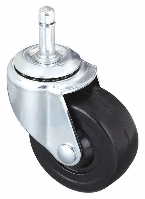 APPROVED VENDOR GENERAL PURPOSE FRICTION-RING STEM CASTER, 3 IN WHEEL ...
