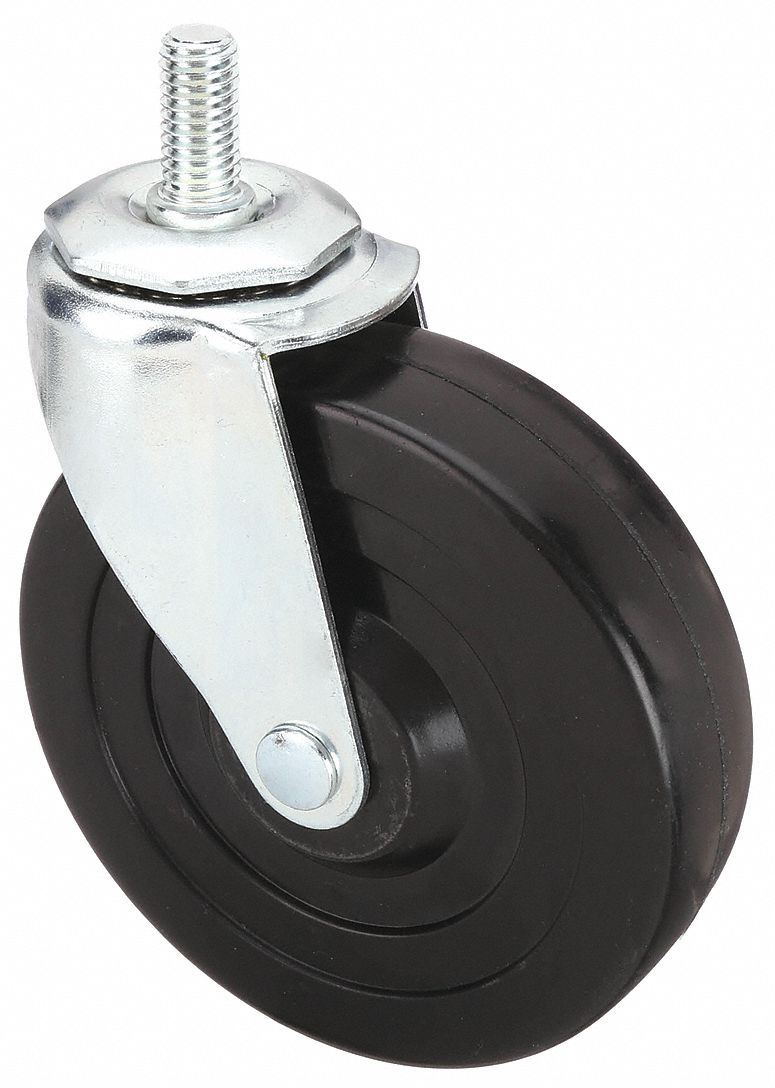 Swivel, 5 in Wheel Dia., Stem Caster - 32J953|F1RR05052S-S30 - Grainger