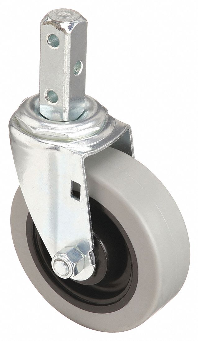 Swivel, 4 in Wheel Dia., Stem Caster - 32J899|32J899 - Grainger