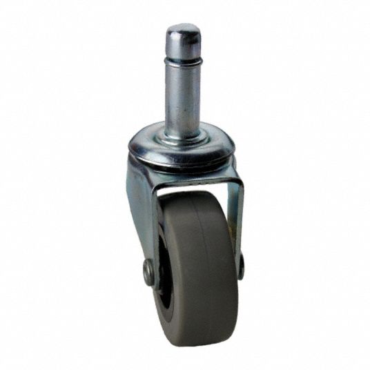 Stem Caster, 2 in Wheel Dia., 75 lb Load Rating - Grainger