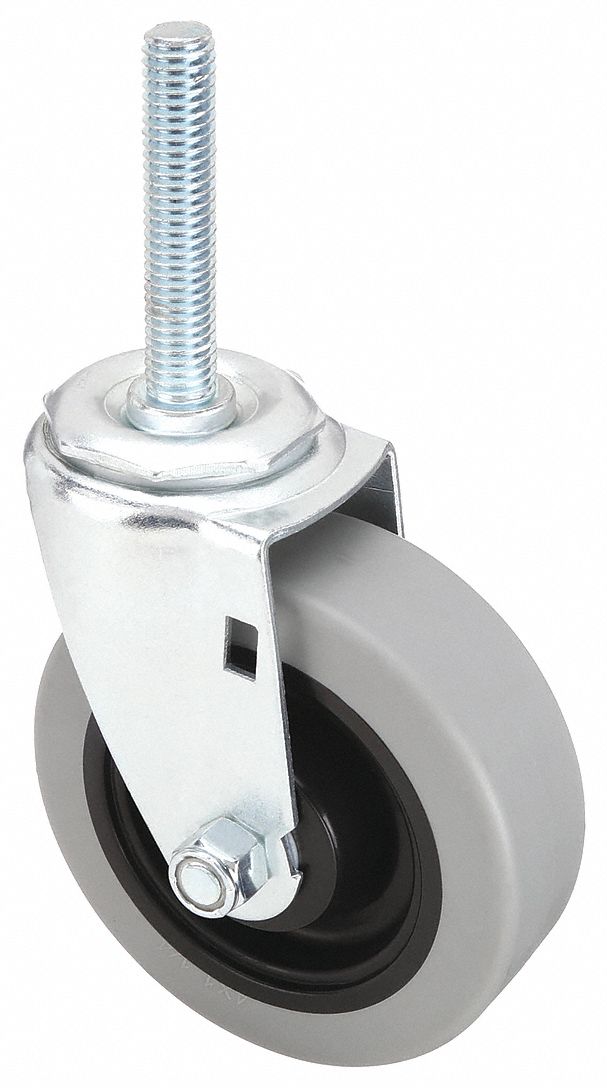 4 in Wheel Dia., 1 1/4 in Wheel Wd, Stem Caster - 32J981|32J981 - Grainger
