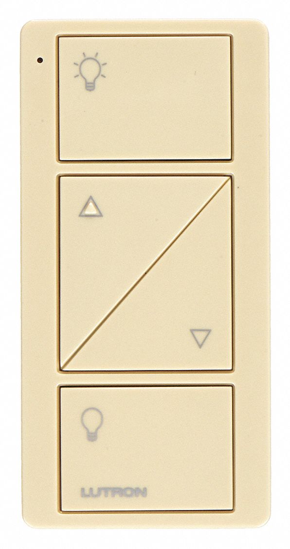 LUTRON, 2 Buttons, Battery, Wireless Remote Control - 32JA33|PJ2-2BRL ...
