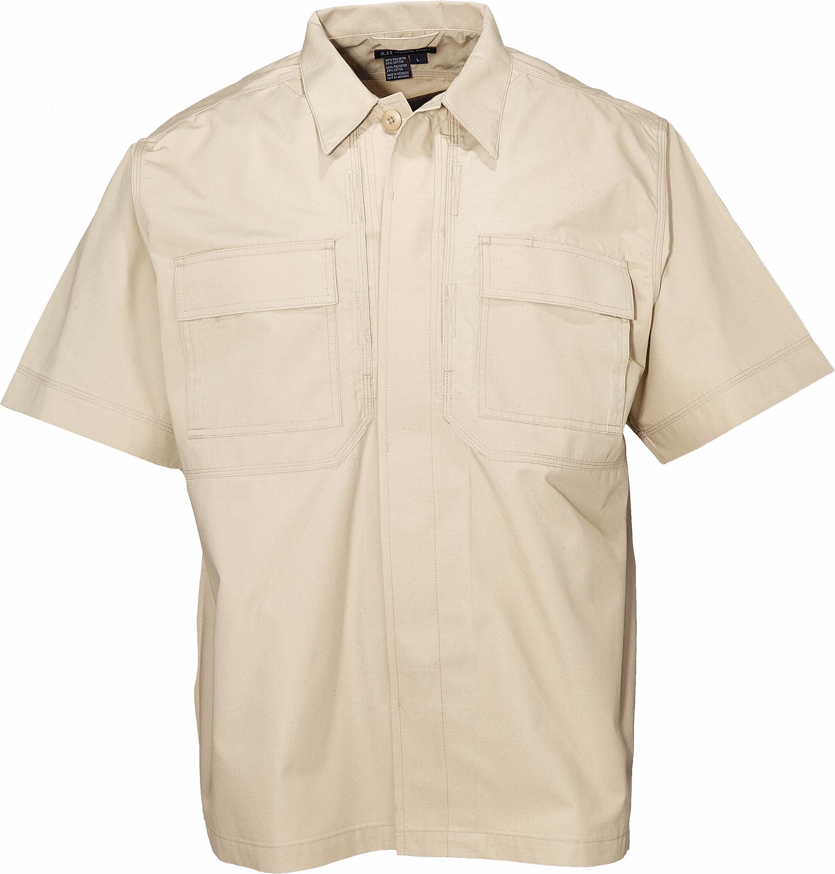 5.11 TACTICAL, BDU, Collared Work Shirt Shirt, Tactical Shirt - 32JR67 ...